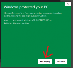 Install ESA Snap for EPSSCI150 – EPSS IT
